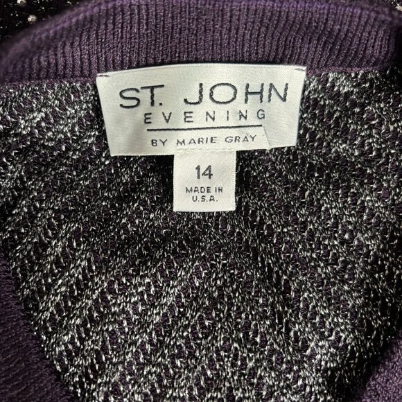 St. John Evening | Sweaters | Vintage St John Evening Cardigan Sweater ...